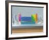 'Periodic table of the elements with glassware' Photographic Print ...