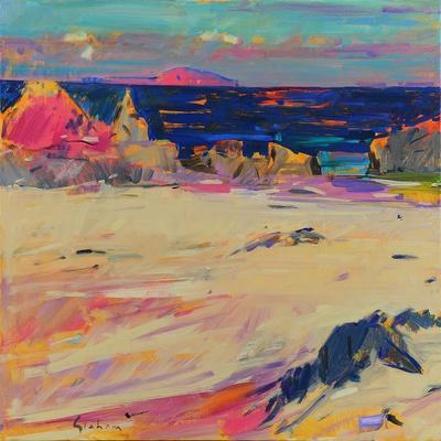 'Cathedral Rock, Iona, 2022 (Oil)' Giclee Print - Peter Graham | Art.com
