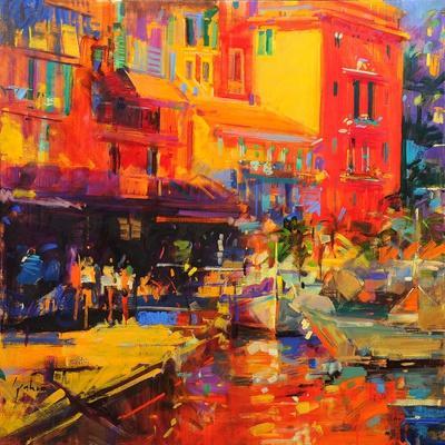 'Villefranche Cap, 2024 (Oil on Canvas)' Giclee Print - Peter Graham ...