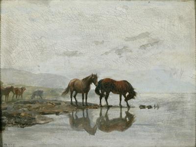 'Water Station' Giclee Print - Peter Nicolai Arbo | Art.com