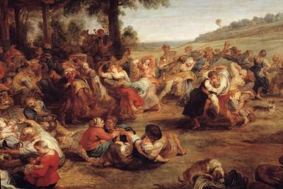 The Fair or Wedding in the Village Detail Representing the Country ...