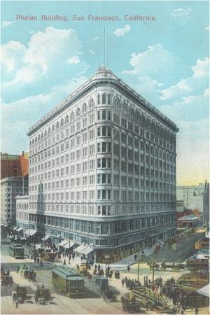 'Phelan Building, San Francisco, California' Art Print | Art.com