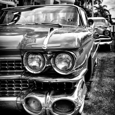Vintage Car Photography Black And White