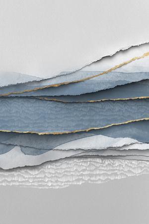 'Blue Paper' Art Print - PI Studio | Art.com