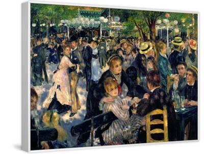 Ball at the Moulin de la Galette, Monmartre Framed Stretched Canvas ...