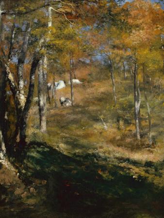 'Young Trees in the Forest, 1866 by Renoir' Giclee Print - Pierre ...