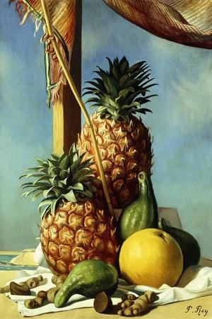 'Still-Life with Pineapples; Nature Morte Avec Ananas, (Oil on Canvas ...