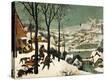 'The Hunters in the Snow' Stretched Canvas Print - Pieter Bruegel the ...