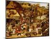 'The Flemish Proverbs' Giclee Print - Pieter Brueghel the Younger | Art.com