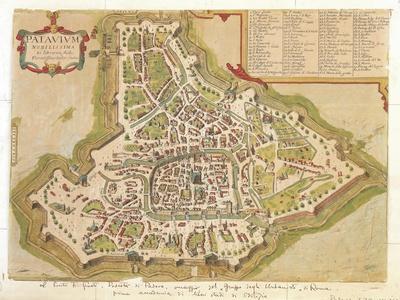 'Plan of the City of Padua' Giclee Print | Art.com