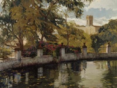 'Reflejos en el Estanque' Art Print - Poch Romeu | Art.com