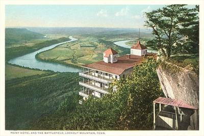 'Point Hotel, Lookout Mountain, Tennessee' Art Print | Art.com