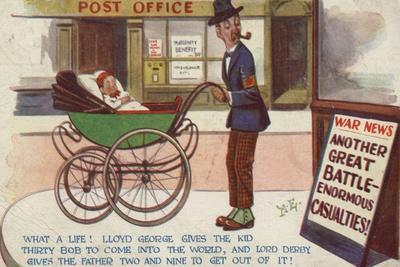 Political Cartoon, World War I Giclee Print | Art.com