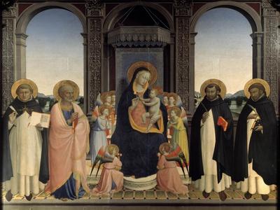 'Polyptyque of Saint Dominic - Saint Thomas D'aquin and Saint Barnabe ...