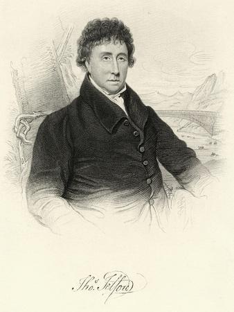 'Portrait Engraving of Thomas Telford' Giclee Print | Art.com