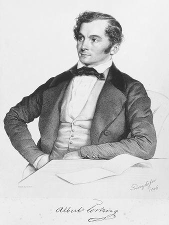 'Portrait of Albert Lortzing' Giclee Print | Art.com