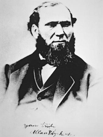'Portrait of Allan Pinkerton, founder of Pinkerton's National Detective ...