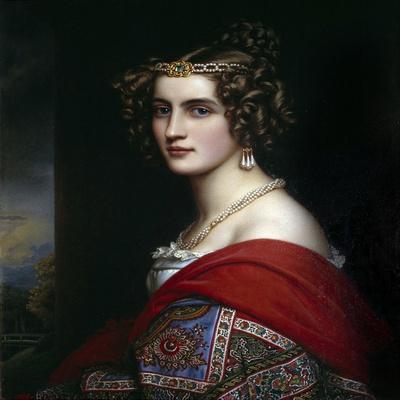 'Portrait of Amalie Von Schintling by Josef Karl Stieler' Giclee Print ...