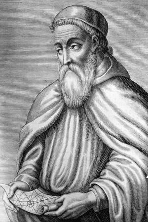 'Portrait of Amerigo Vespucci Holding a Map' Giclee Print | Art.com