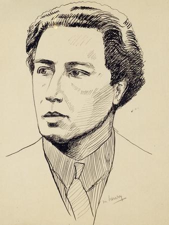 'Portrait of Andre Breton' Photographic Print | Art.com