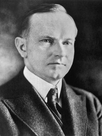 Portrait of Calvin Coolidge (1872-1933) 30th President of the United ...