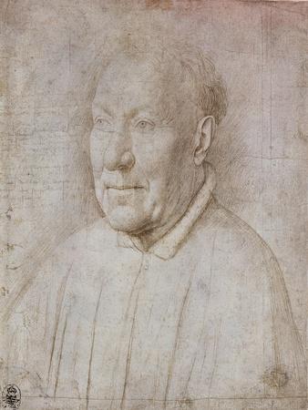 'Portrait of Cardinal Nicola Albergati, 1431' Giclee Print - Jan van ...