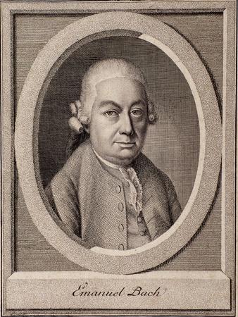 'Portrait of Carl Philipp Emanuel Bach' Giclee Print | Art.com