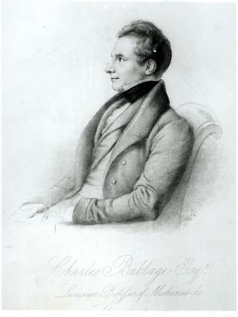 'Portrait of Charles Babbage 1832' Giclee Print | Art.com