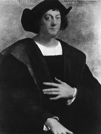 Portrait of Christopher Columbus by Sebastiano Del Piombo Giclee Print ...