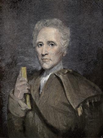 Portrait of Daniel Boone (1734-1820), British Quaker Explorer of the ...