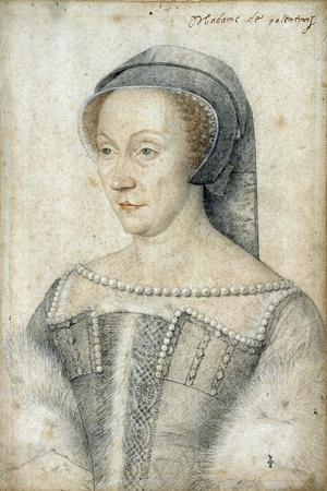 Portrait of Diane De Poitiers - by Francois Clouet Giclee Print | Art.com
