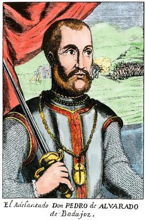 'Portrait of Don Pedro De Alvarado (1495-1541), Spanish Conquistador ...