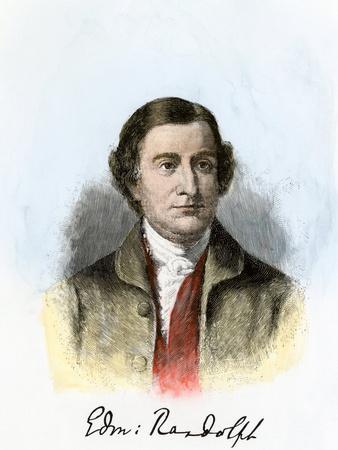 'Portrait of Edmund Jennings Randolph (1753-1813), American Politician ...