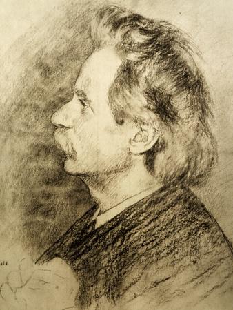 Portrait of Edvard Grieg Giclee Print | Art.com