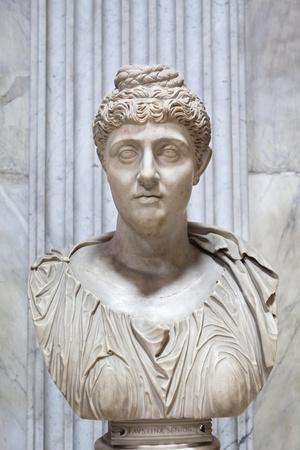 Portrait of Faustina Maggiore, Second Century AD, Vatican Museum, Rome ...