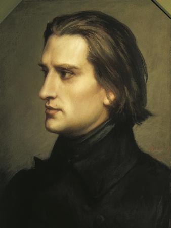 Portrait of Franz Liszt to 29 Years Giclee Print | Art.com
