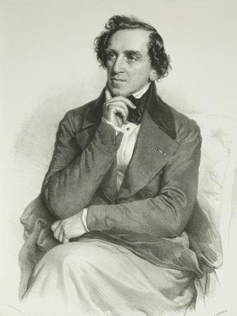 'Portrait of Giacomo Meyerbeer' Giclee Print | Art.com