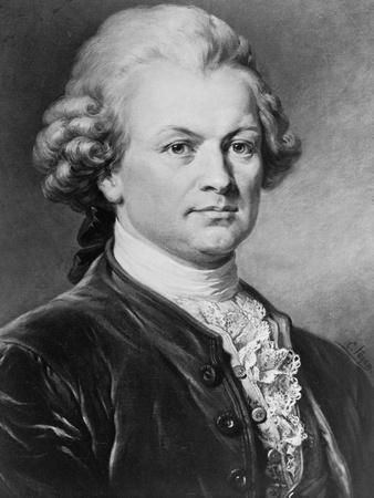 'Portrait of Gotthold Ephraim Lessing by Anton Graff' Giclee Print ...