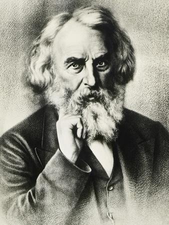 Portrait of Henry Wadsworth Longfellow Giclee Print | Art.com