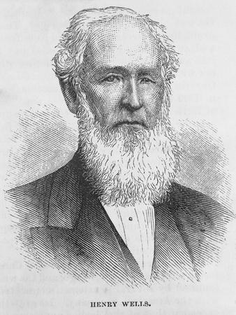 Portrait of Henry Wells Founder of Wells Fargo Giclee Print | Art.com