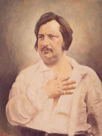 'Portrait of Honore De Balzac (1799-1850) after a Daguerreotype' Giclee ...