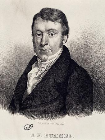 Portrait of Jan or Johann Nepomuk Hummel Giclee Print | Art.com