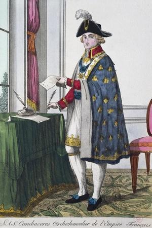Portrait of Jean-Jacques Regis De Cambaceres, Duke of Parma Giclee ...
