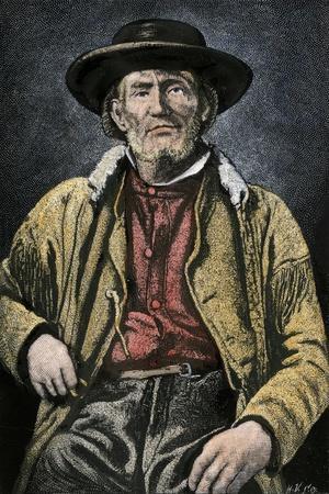 'Portrait of Jim or James Bridger (1804-1881) Was One of the Explorers ...