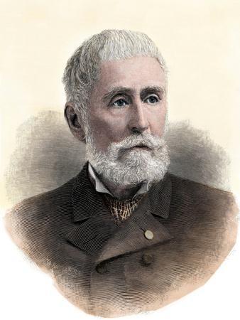 'Portrait of John Charles Fremont (1813-1890), American Explorer and General, at the End of His ...