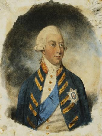 'Portrait of King George III, wearing Windsor Uniform and Ribbon and ...