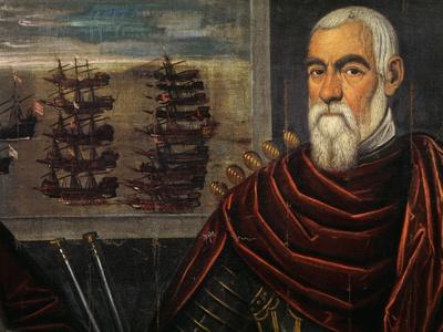 Portrait of Lorenzo Venier, Captain General of Sea of Venetian Republic ...