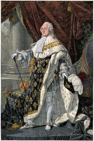 Portrait of Louis XVI (1754-1793), King of the French - Colorisee ...