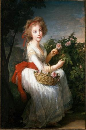 'Portrait of Maria Cristina of Naples and Sicily, C.1790 (Oil on Canvas ...