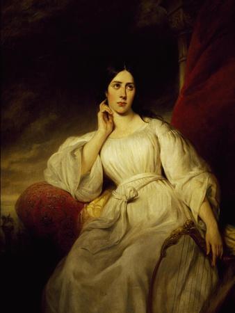 'Portrait of Maria Malibran, Born Maria Felicia Garcia' Giclee Print ...